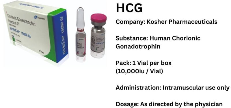 Kosher Pharmaceuticals Hcg Injections, Packaging Type : Box at Rs 500 ...