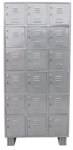 Aluminium Steel Rectangle Lockers, Color : Gray at Rs 13250 in ...