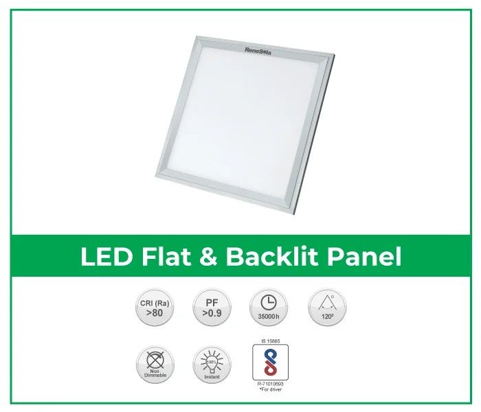 Flat LED Backlit Panel Light at Rs 60 in Gurugram - ID: 7745454 ...
