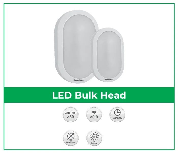 Indoor and Outdoor LED Bulk Head Light at Rs 60 in Gurugram - ID: 7745523