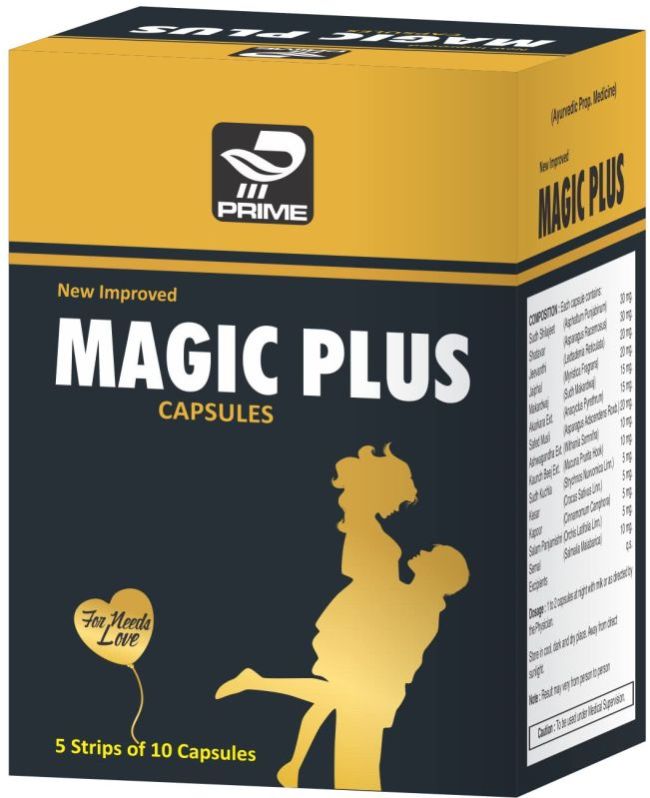 Magic Plus Capsules For Erectile Dysfunction, Premature Ejaculation at ...