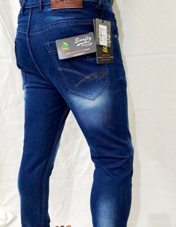 Mens Ankle Slim Fit Jeans, Feature : Anti-Shrink, Anti Wrinkle ...