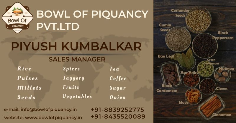 Bowl of piquancy in Raipur - Service Provider of Rice & Pulses