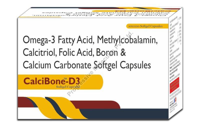 Calcibone D3 Softgel Capsules, Packaging Type : Stripes at Rs 280 in ...