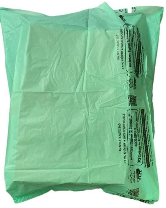Cornstarch Naturblend Compostable Garbage Bag, Color : Green, White ...