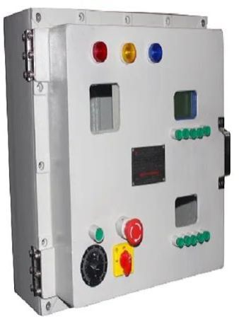 Grey Electric Aluminium ATEX Flameproof Control Panel, for Industrial ...