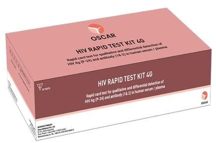 Oscar HIV Rapid Test Kit (4th Generation) at Rs 6500 in Jaipur - ID ...