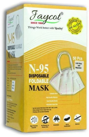 Non Woven N-95 Mask, for Hospitals, Clinics, Feature : Lightweight, High Strength, High ...