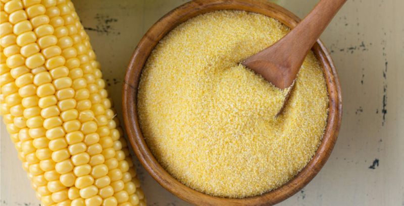 Natural Yellow Corn Flour, for Cooking, Certification : FSSAI at Best ...
