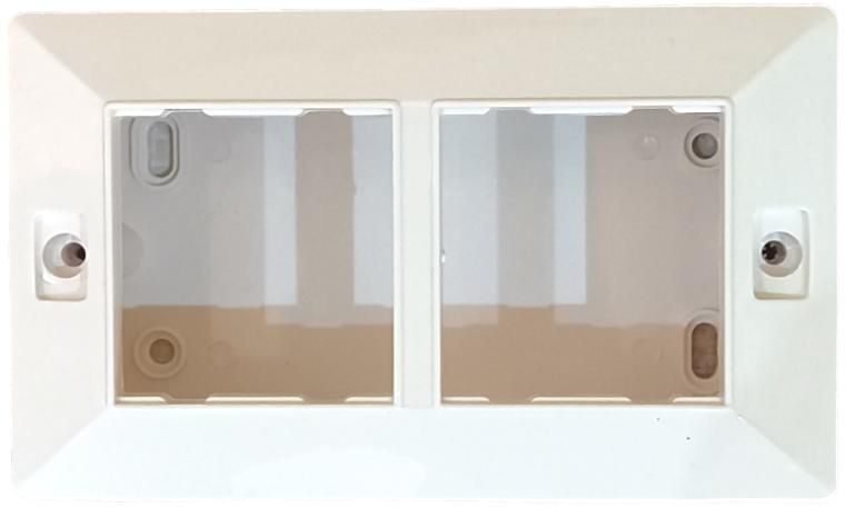 Jamsons 4 Modular Surface Box With Plate White, 10pcs Box at Rs 390 / ...