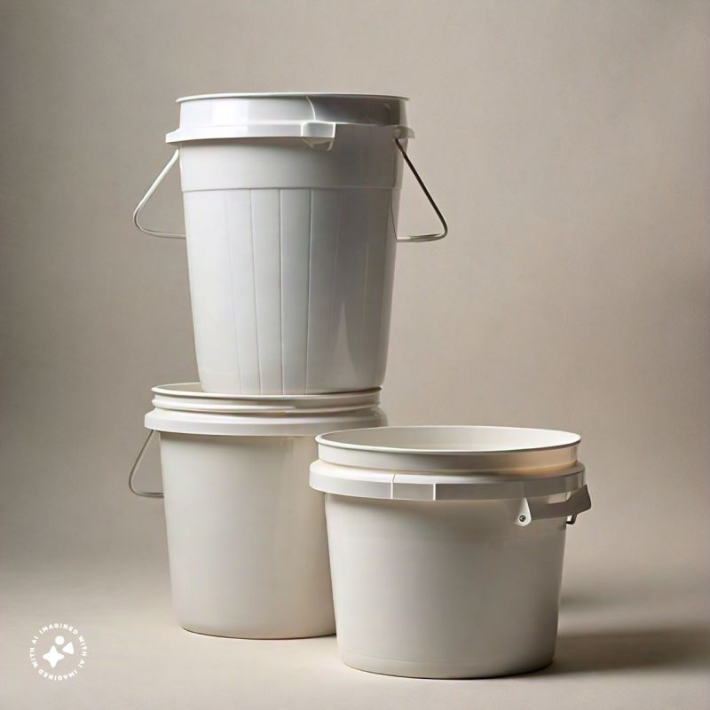 Vigneshwar Exports Plain Non Polished HDPE Pails for Domestic at Rs 100 ...