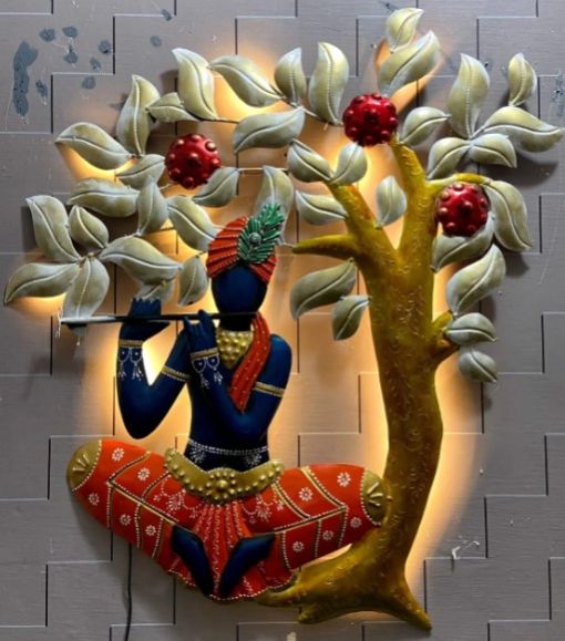 Lord Krishna 3-d Wall Hanging With LED Light at Rs 3,400 / piece in ...
