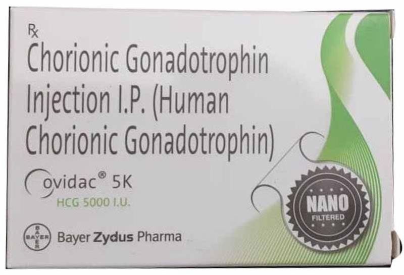 Ovidac 5000 IU Injection, Medicine Type : Allopathic at Rs 465 / Vial ...