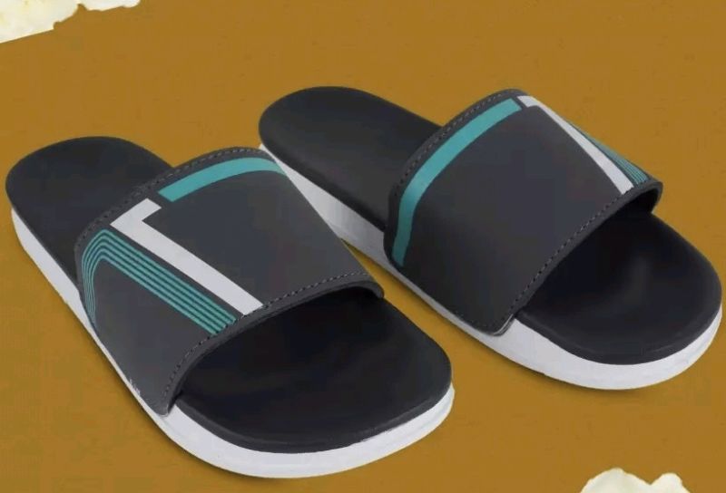 Plain Cotton Fabric PVC Mens Casual Slides Slipper, Outsole Material ...