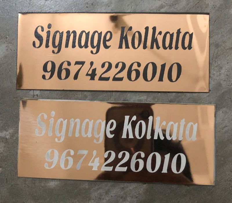 Signage Kolkata in Kolkata - Manufacturer of Stainless Steel Rose Gold ...