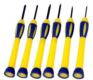 6 Pcs Plastic Handle Precision Screwdriver Set at Rs 355 in Jalandhar - ID: 7825689