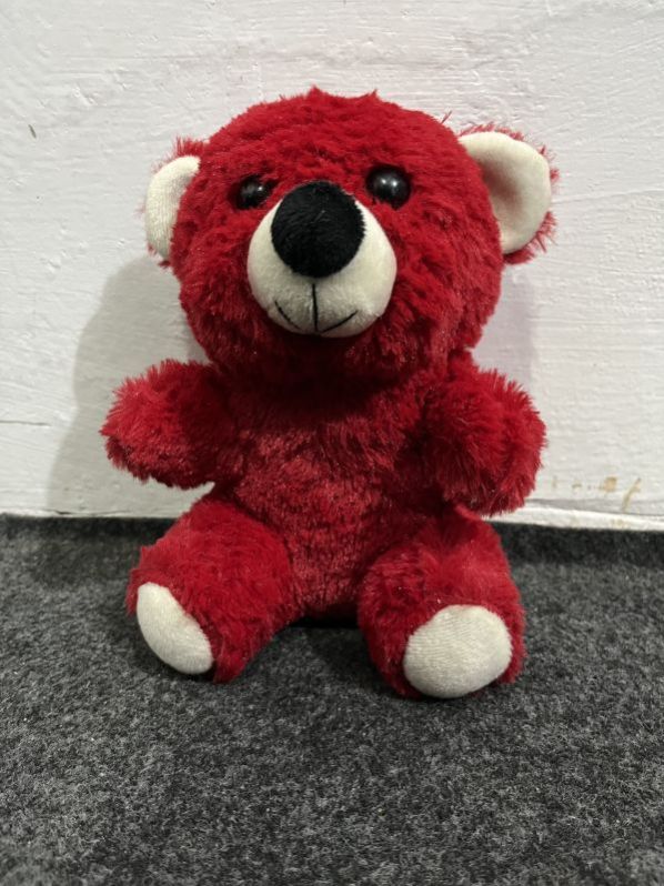 Red Fur Teddy Bear Soft Toy For Kid Playing at Rs 199 in Gurugram - ID ...