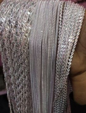Va jain Polished Silver Fancy Chains, Gender : Female, Male at Rs 66 in ...