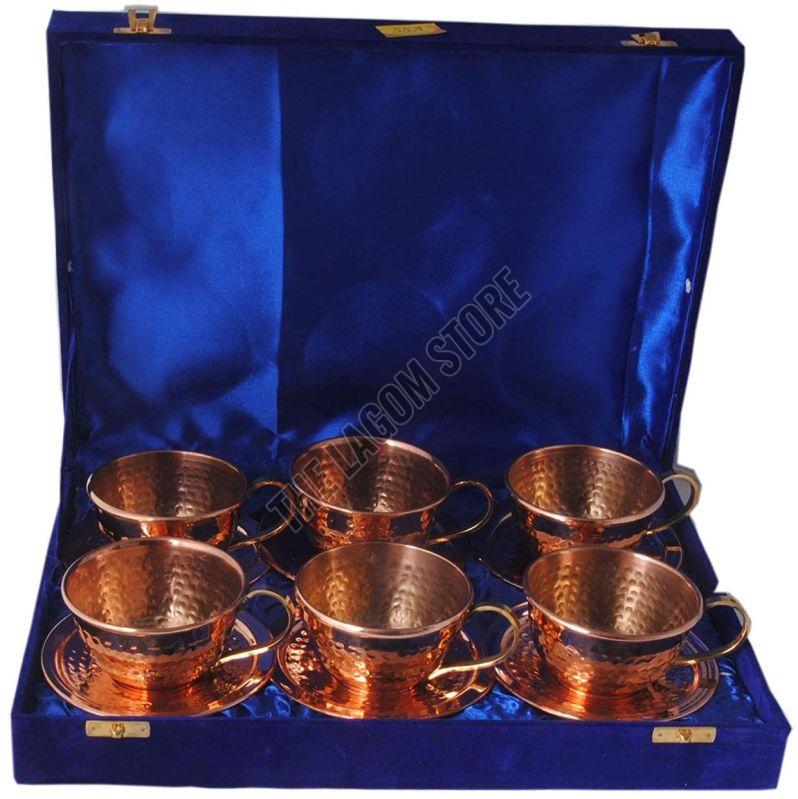 Polished Copper Cup Saucer Set Anitque at Best Price in Meerut - ID ...