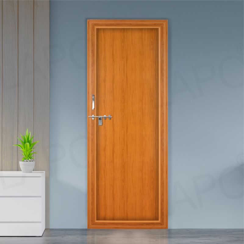 Plain Coated PVC Doors, Color : Brown For Home, Hotel, Office, Etc. at ...