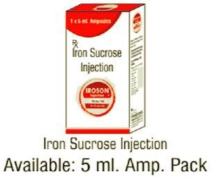 Iron Sucrose Injection, Color : Transparent, Grade : Medicine Grade at ...