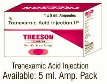 Tranexamic Acid Injection, Form : Liquid, Grade Standard : IP ...