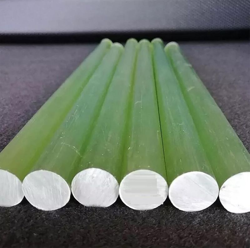 Tufflam Polished FRP Resin Epoxy Rods, Color : Green for Electrical Use ...
