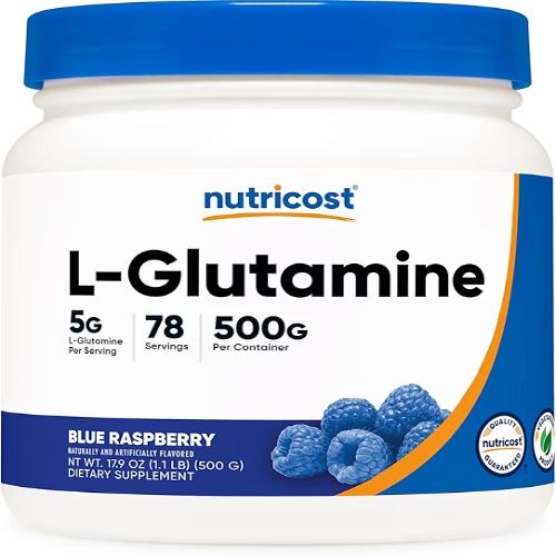 Nutricost L-Glutamine Powder (500 Grams) (blue Raspberry) at Rs 6999 in ...