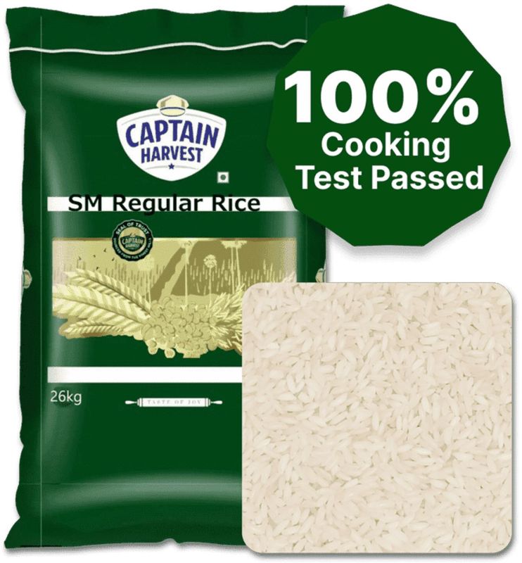 Captain Harvest SM Regular Rice Sona Masoori Steam 26 Kg at Rs 42 in ...