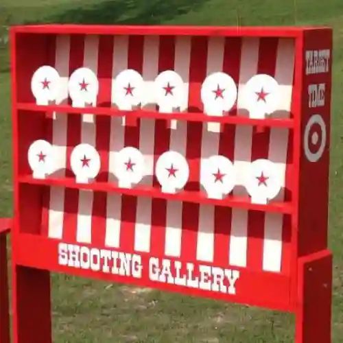 Wooden Printed Nerf Gun Shooting Gallery Game at Best Price in Delhi ...