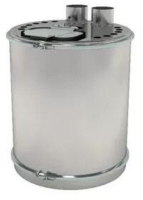 SS Bottom Ash Hopper Barrel for Dispensing Powder Products at Best ...