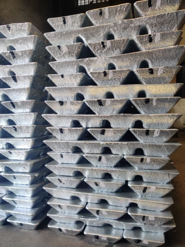 Grey Rectengular Zamak 2 Zinc Alloy Ingot, For Household Repair, Nuclear Shielding, Purity : 95% ...