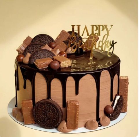 Oreo Crunchy Kit Kat Cake, Shape : Round at Rs 899 in Kolkata - ID: 7850197