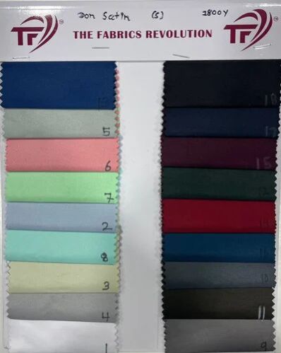 Plain Don Satin Fabric, Color : All Colour at Best Price in Surat - ID ...