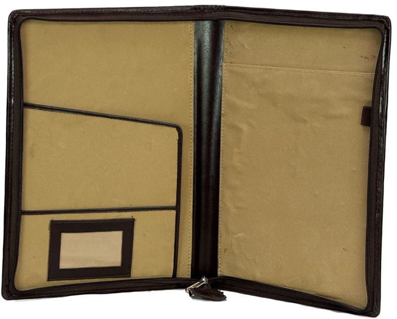 Plain Black PU Leather File Folder A/4 for Keeping Documents at Rs 115 ...