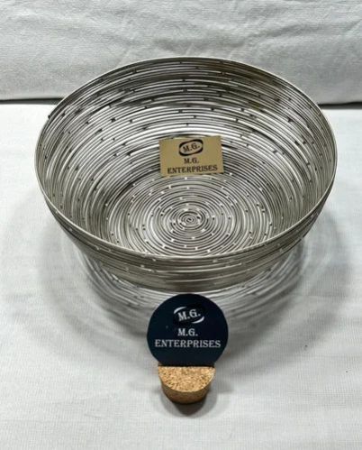 Plain Round Iron Roti Basket, Color : Silver at Rs 250 in Moradabad ...