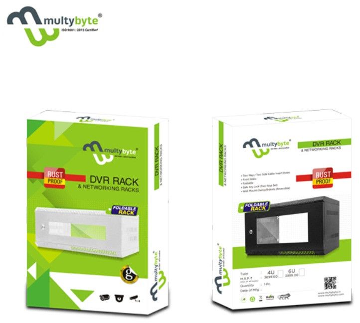 Mild Steel Heavy Duty Multybyte Foldable 6U DVR Rack at Rs 1399 in ...