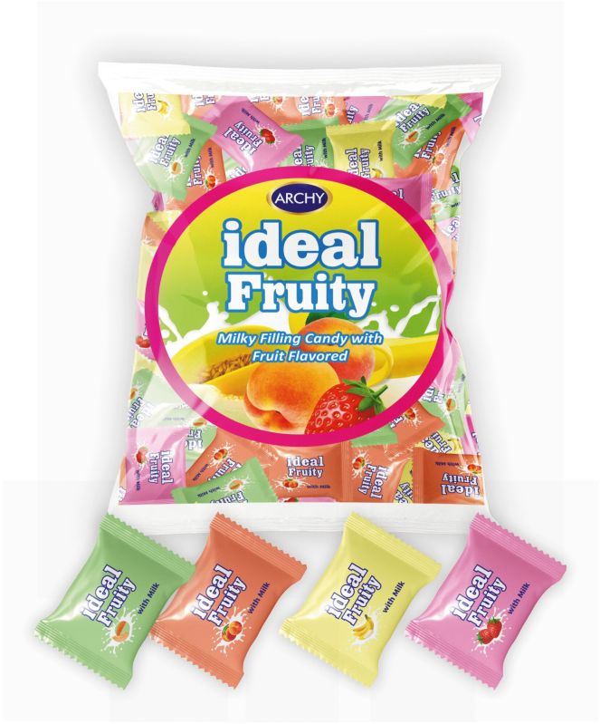 Refer to Packaging Ideal Fruity Milk Candy Pouch, Shape : Oval at USD 7 ...