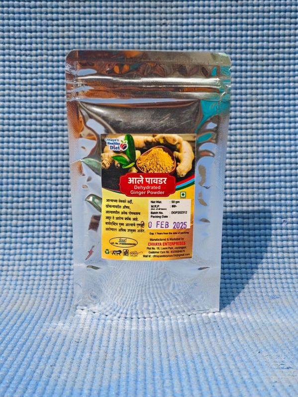 Chhaya Dehydrated Ginger Powder 2%, Packaging Type : Plastic Packet at ...