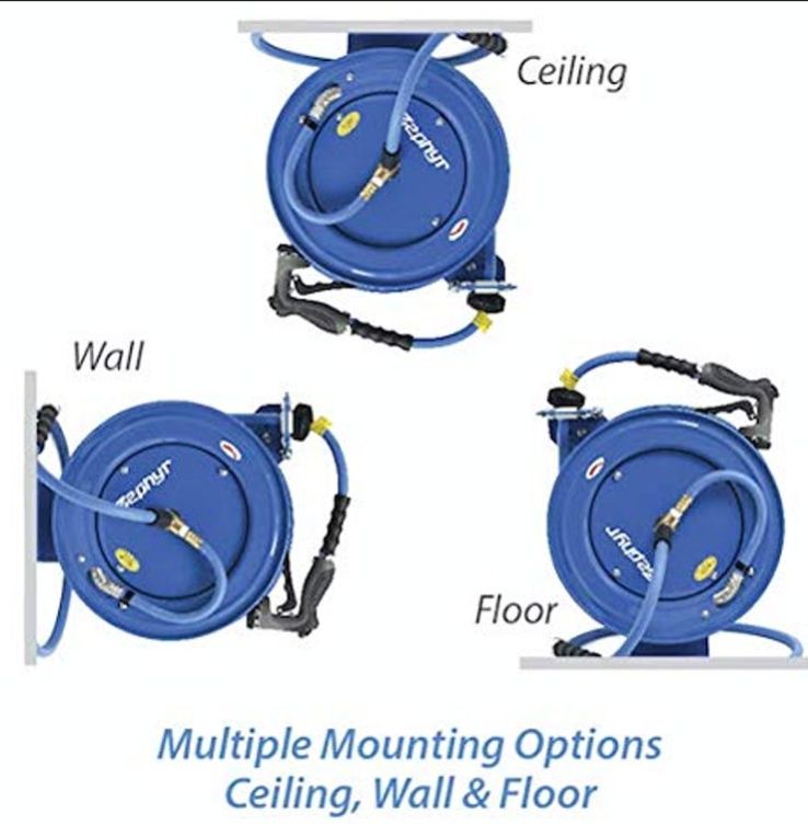 Zephyr Auto-Retractable Water Hose Reels 10mm X 15m Heavy Duty (ZWR1015HD) at Rs 13237 in Jalandhar