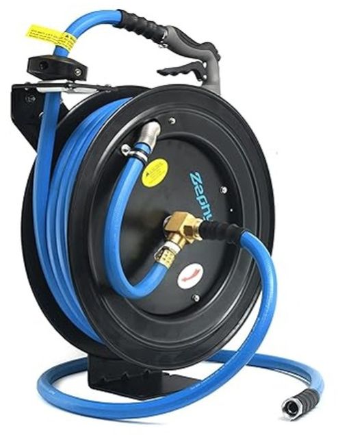 Zephyr Auto-Retractable Water Hose Reels 13mm X 15m Heavy Duty - Black (ZWR1315HD-BLK) at Rs ...