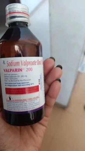 Valparin 200mg Oral Solution, Form : Liquid, Bottle Size : 5ml at Rs ...