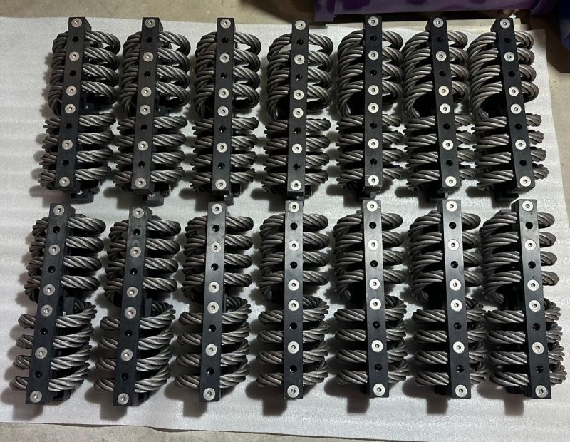 SS304 Polished Full Helical Wire Rope Isolator, Color : Block at Rs ...