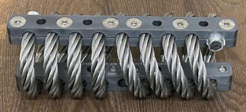 SS304 Polished Full Helical Wire Rope Isolator, Color : Block at Rs ...