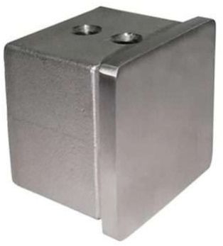 Stainless Steel Glass Railing End Cap Fitting at Rs 150 in Surat - ID ...
