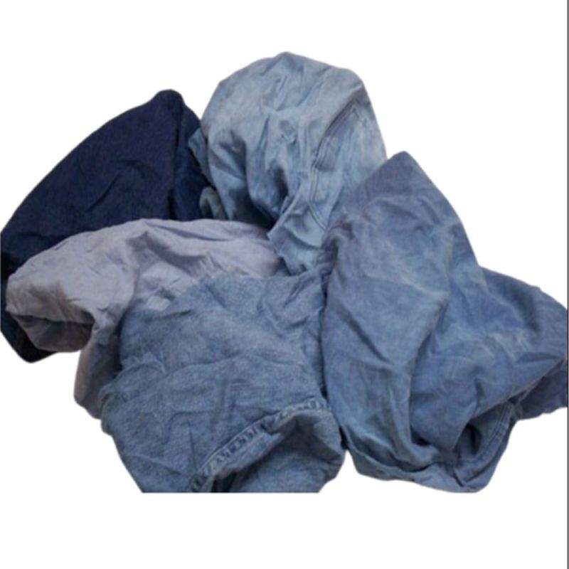 Multicolor Plain Denim Shirt Wiping Rags, Packaging Type : Bundle at Rs ...