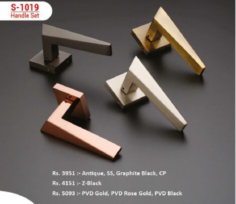 EDGE S-1019 Modern Angular Mortise Door Handle Set at Rs 3951 in Surat ...