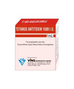 Tetanus Antitoxin 1500 I.U. Injection by Olive International from ...