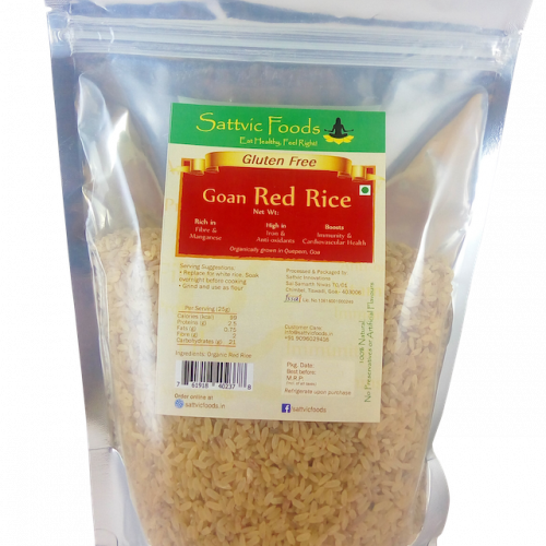 Organic Goan Red Rice - Sattvic Innovations, Goa, Goa