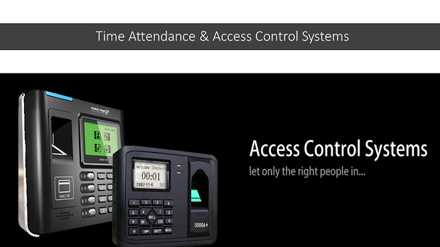 Time Attendance & Access Control System - Watcher Techno Security ...